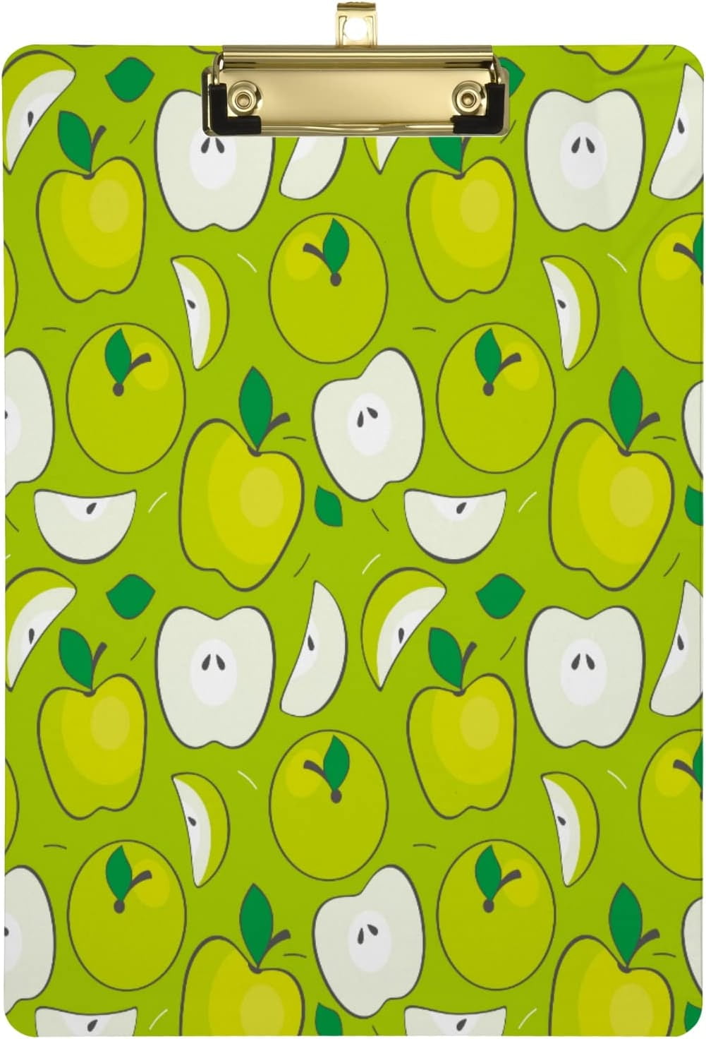 ZHANZZK Green Apple Clipboard Hardboard Wood Nursing Clip Board and ...