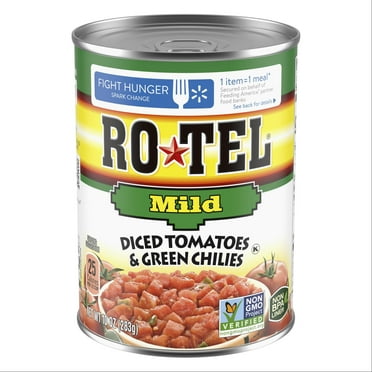 Great Value Organic Diced Tomatoes with Green Chilies, 10 oz - Walmart.com