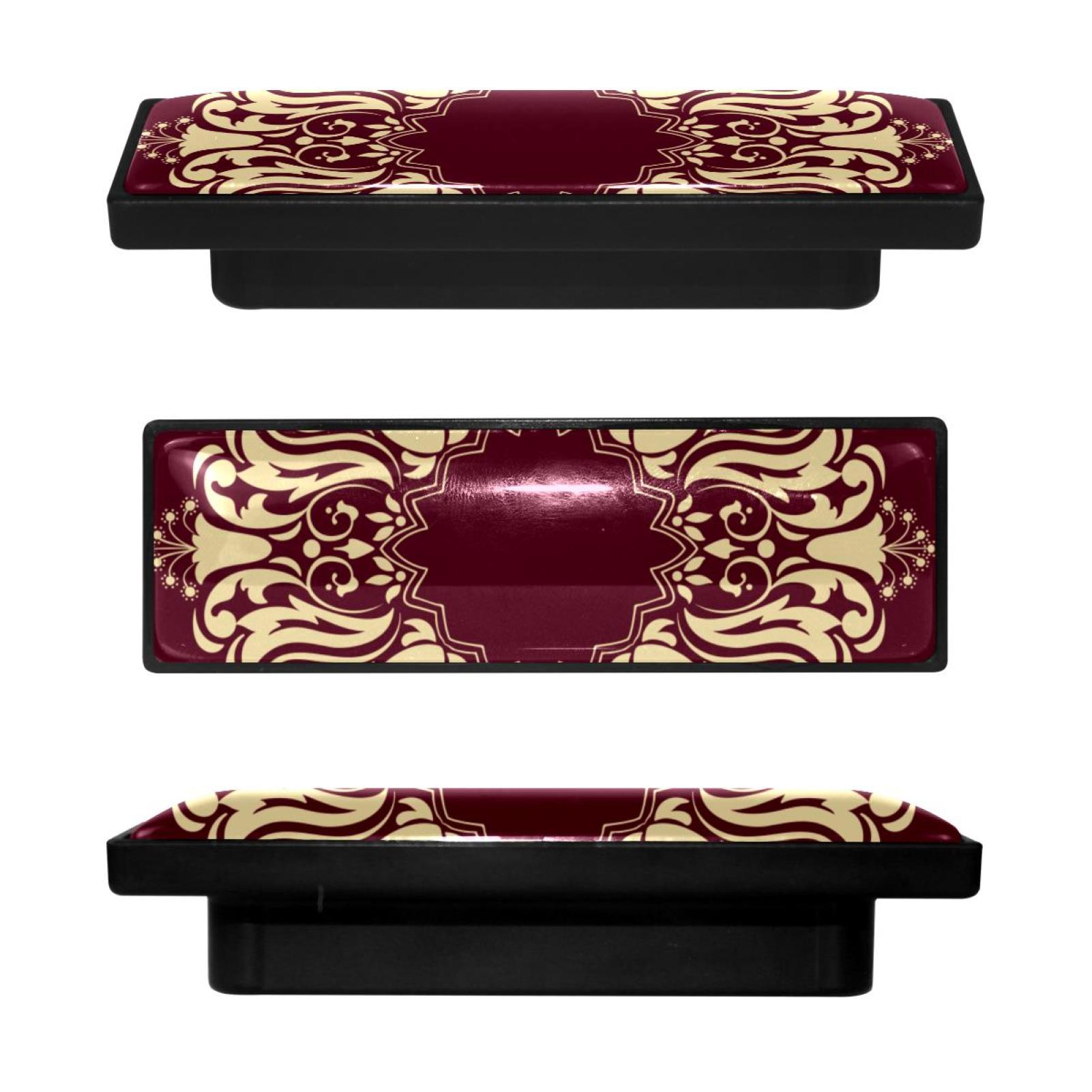 4 Pcs Rectangle Cabinet Handle Cupboard Knob Drawer Pulls Handle ...