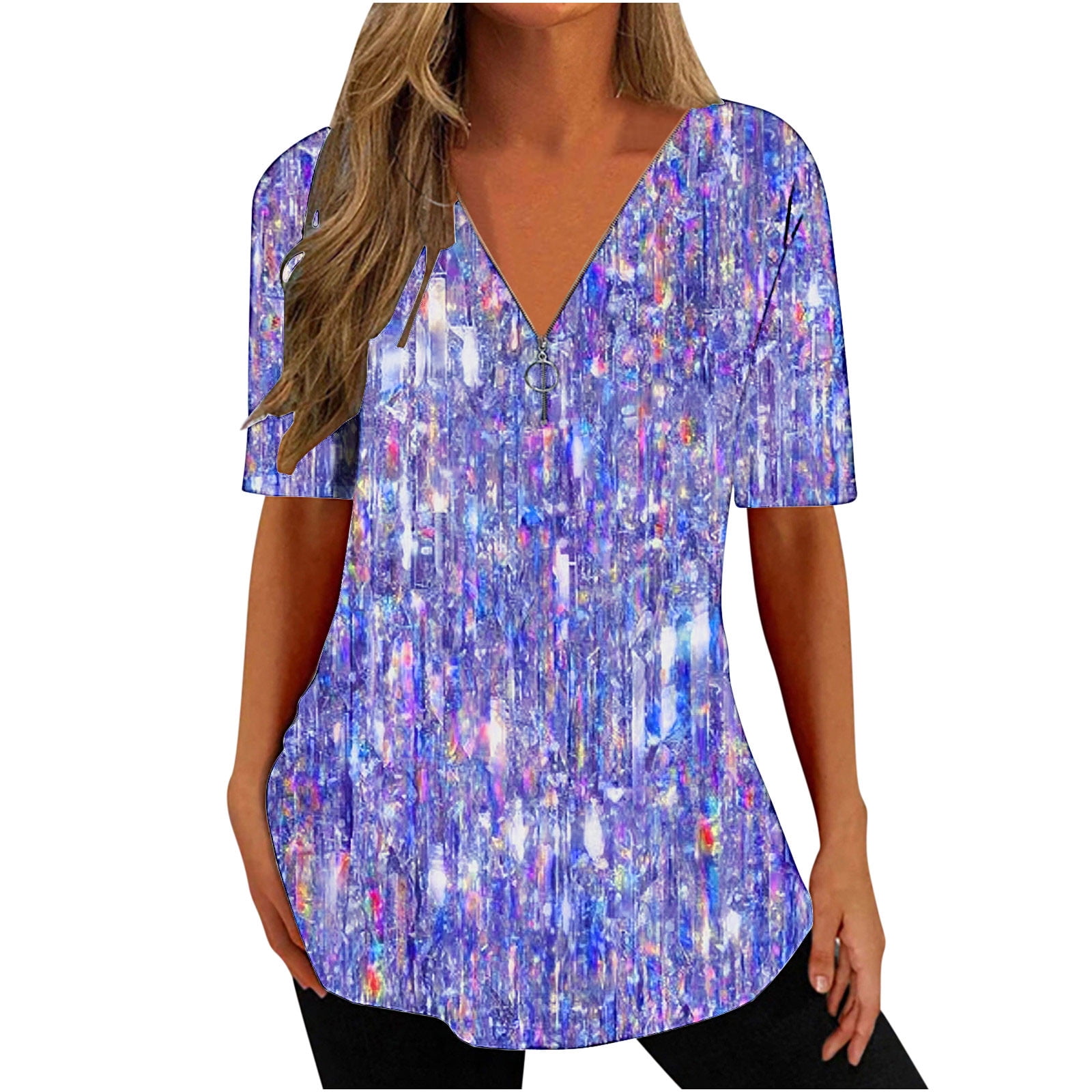 Click here for Yoeyez Womens Fashion Short Sleeve Tops Summer Tre... prices