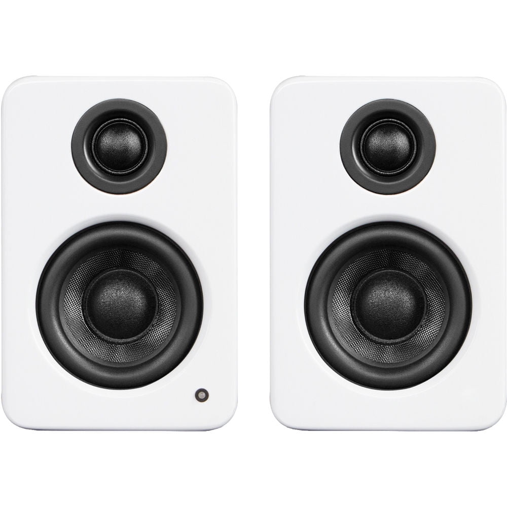 YU2 Powered Desktop Speakers, Gloss White - Walmart.com - Walmart.com