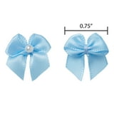 Offray accessories, multi 5/8 inch value pack 2 loop bow with pearl ...
