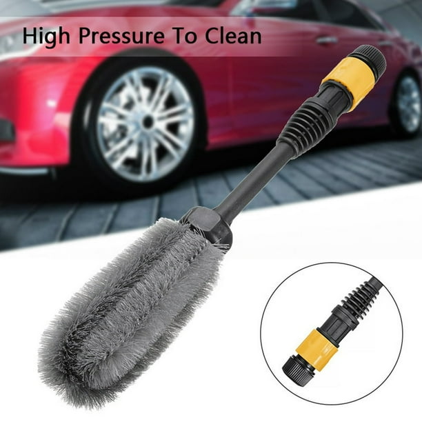 EIMELI High Pressure Car Wash Brush Connect Water Tube Wheel Scrubber ...