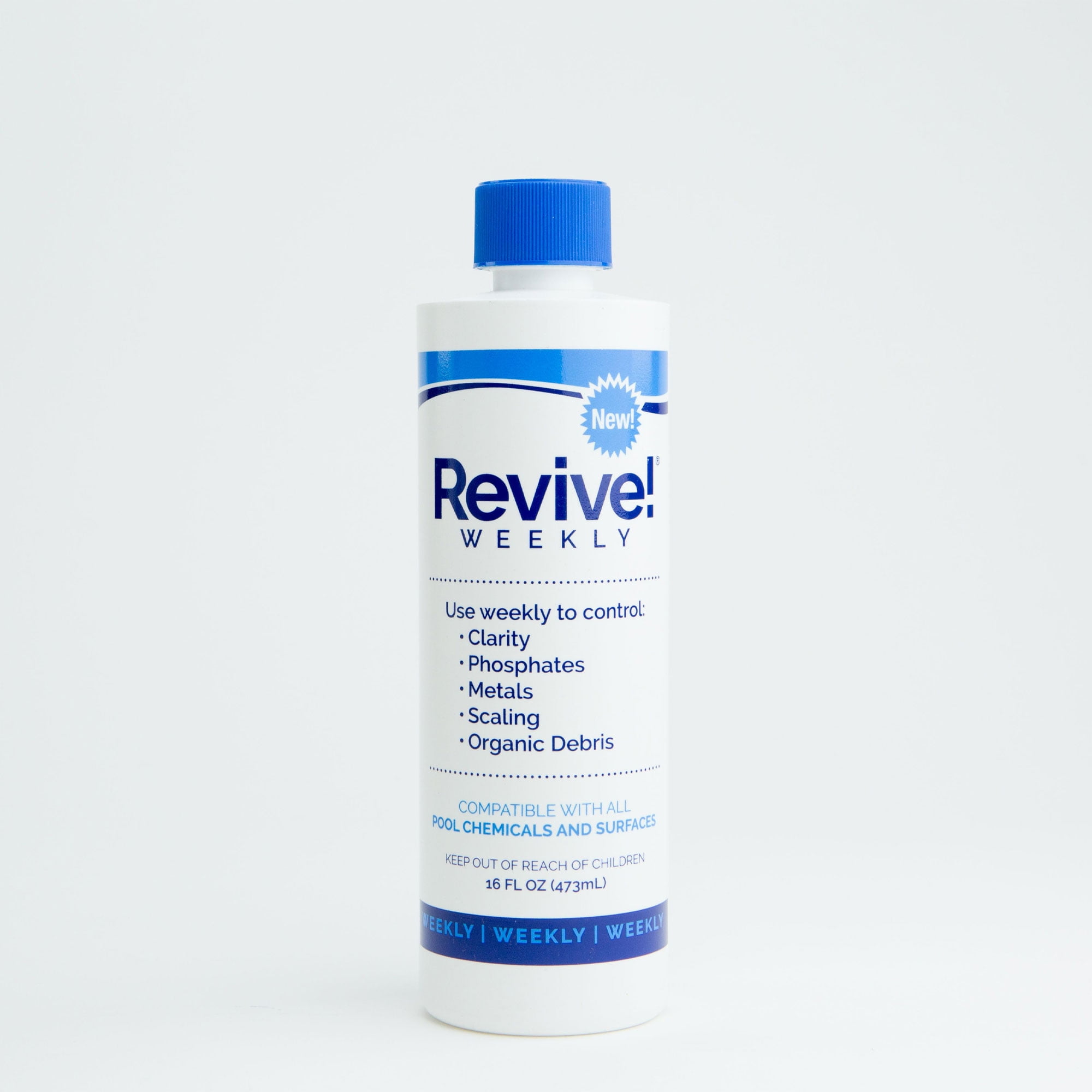 API Revive! Weekly Swimming Pool Clarifier Cleaning Treatment, 16 Ounce ...