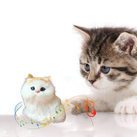 Giunmcul Summer Clearance Simulation Cats Plush Toy Realistic Animals ...