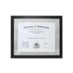 Lawrence Frames Plastic Certificate Frame Black (530111) - Walmart.com