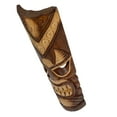 Zeckos Hand Carved Tiki Mask Tropical Wall Décor 24 inch Set of 3 ...