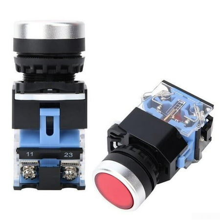 NEW Push Button RED GREEN YELLOW Switch Maintaine On/ OFF Heavy Duty ...