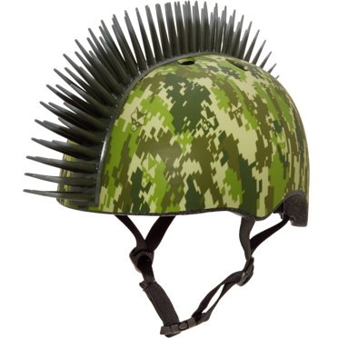 Raskullz Doodle Mohawk Bike Helmet, Black, Child 5+ (50-54cm) - Walmart.com