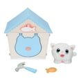Little Live Pets My Kitty's Home Interactive White Plush Toy & House 25 ...