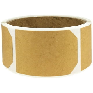 300PCS/Roll Kraft Paper Gift Tags Blank Label Stickers For Holiday ...