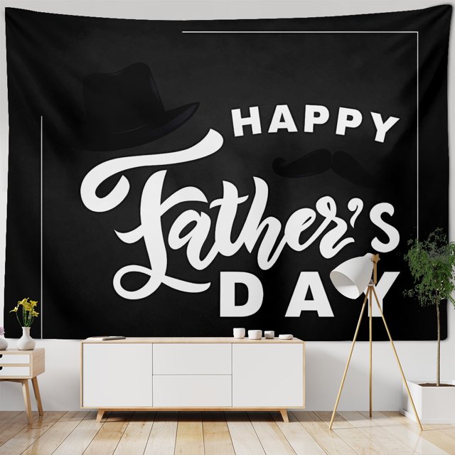 Happy Fathers Day Kingque Banner Backdrop Decorations Backdrop For