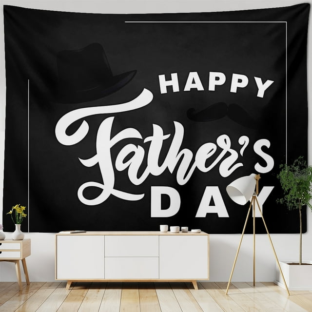 Happy Fathers Day Kingque Banner Backdrop Decorations Backdrop For