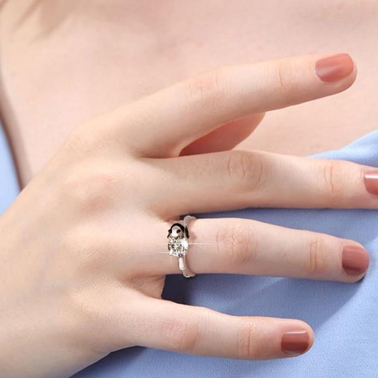 Silver Wedding Ring Cartoon