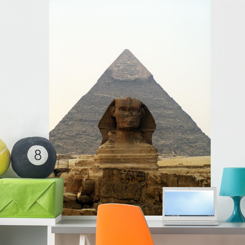 Ancient Egypt Pyramid and Wall Mural by Wallmonkeys Peel and Stick ...