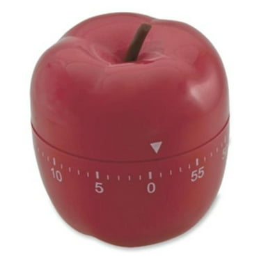 Kikkerland Vintage Streamline Kitchen Timer | Cherry Red - Walmart.com