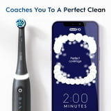 Oral-B iO Series 5 Electric Toothbrush, Black, 3 Brush Heads, Rechargeable, Pressure Sensor ...