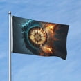 3x5 FT Flag, Double-Sided Print Decorative Banner with 2 Metal Grommets ...