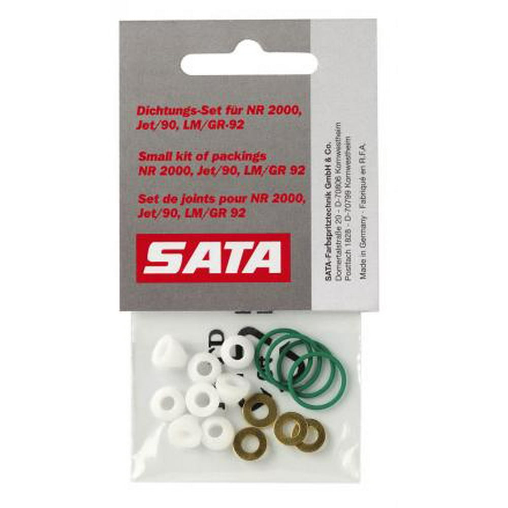 SATA SPRAY EQUIPMENT PACKING SET,100,1,3 & 4000 HVLP, RP - Walmart.com ...