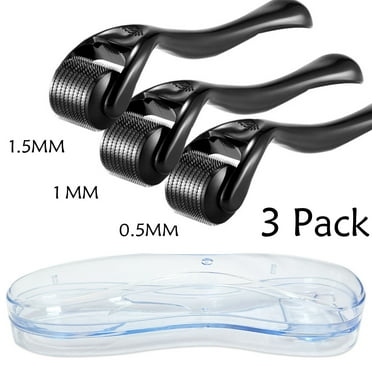 ENROSLU Derma Scalp Beauty Facial Kit - 3 Packs Titanium Microneedle ...