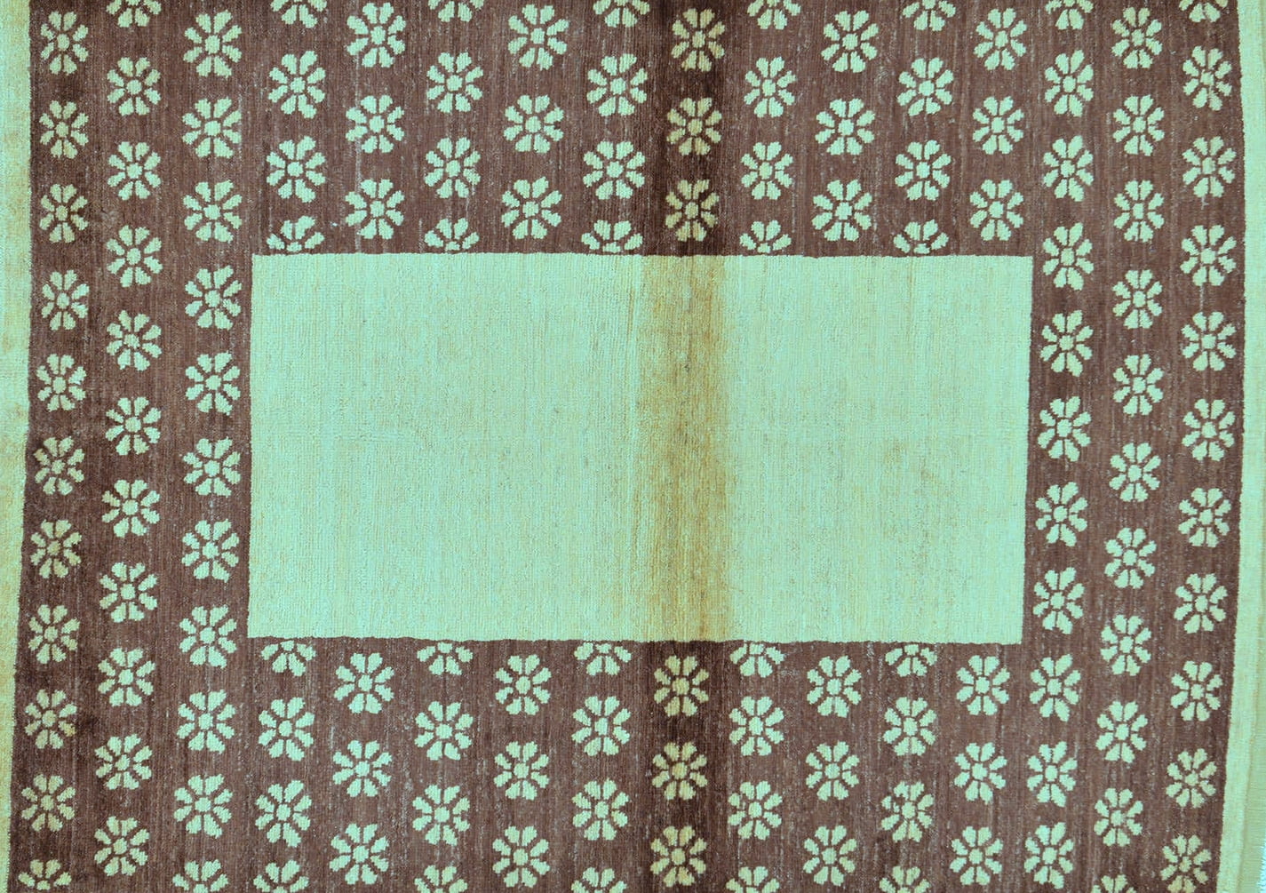 Ahgly Company Indoor Rectangle Abstract Light Blue Modern Area Rugs, 2 ...