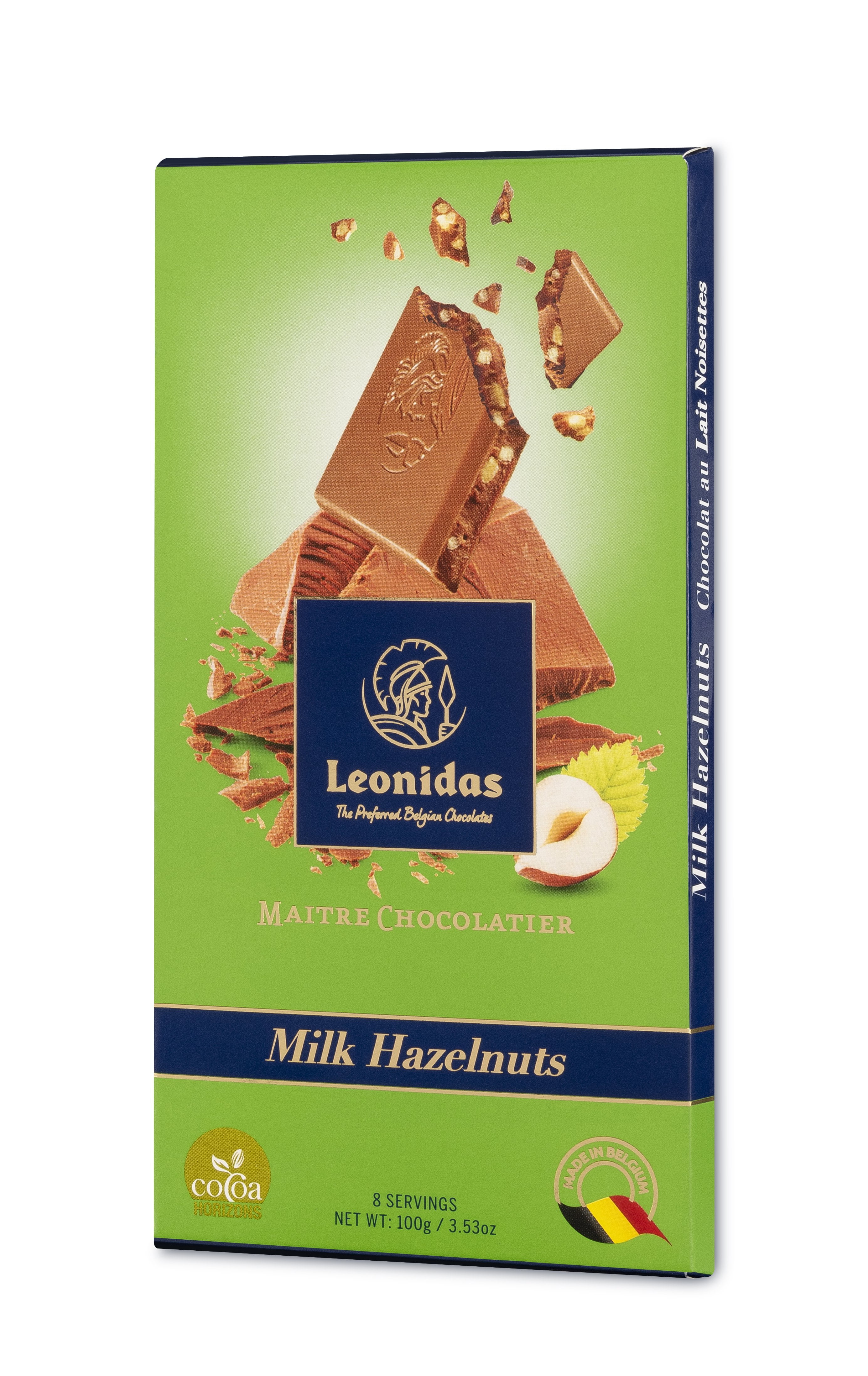 Leonidas Belgian Chocolate Bars Family Pack Set of 10 (10 x 100gr ...