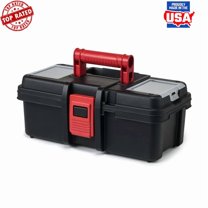 Stalwart Yellow Deluxe Steel and Plastic 18-inch Tool Box - Walmart.com