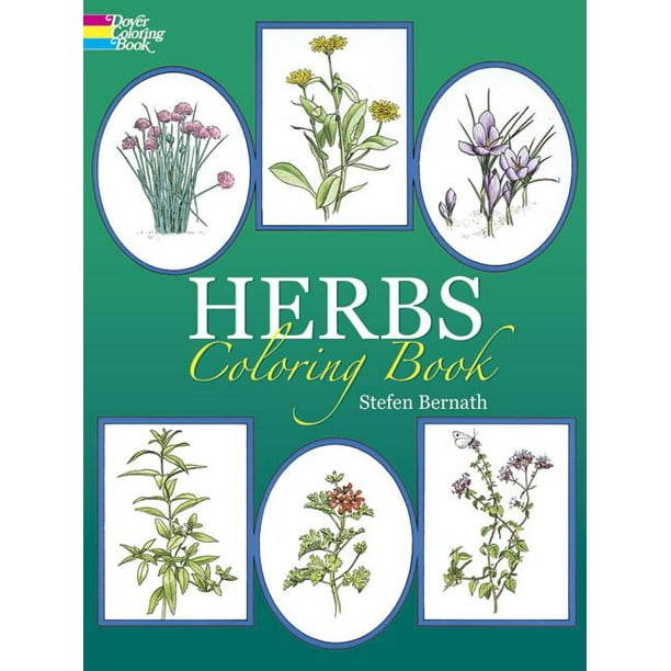 Dover Nature Coloring Book: Herbs Coloring Book (Paperback) - Walmart.com