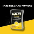 HALLS Minis Honey Lemon Flavor Sugar Free Cough Drops, 24 Drops HSA/FSA ...