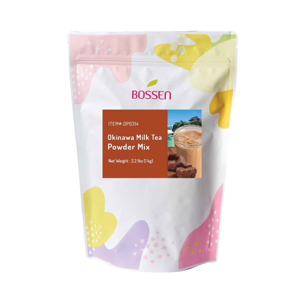 Bossen Bubble Tea Powder Mix - 2.2 Pound ( Okinawa Milk Tea ) - Walmart.com