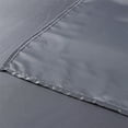 ANMINY 4-Piece Queen Silk Satin Sheet Set in Dark Gray with Deep Pocket ...