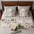 Bed Runner for Queen Size Bed, Coffee 3 Pcs Bedding Runner Set - 1 ...