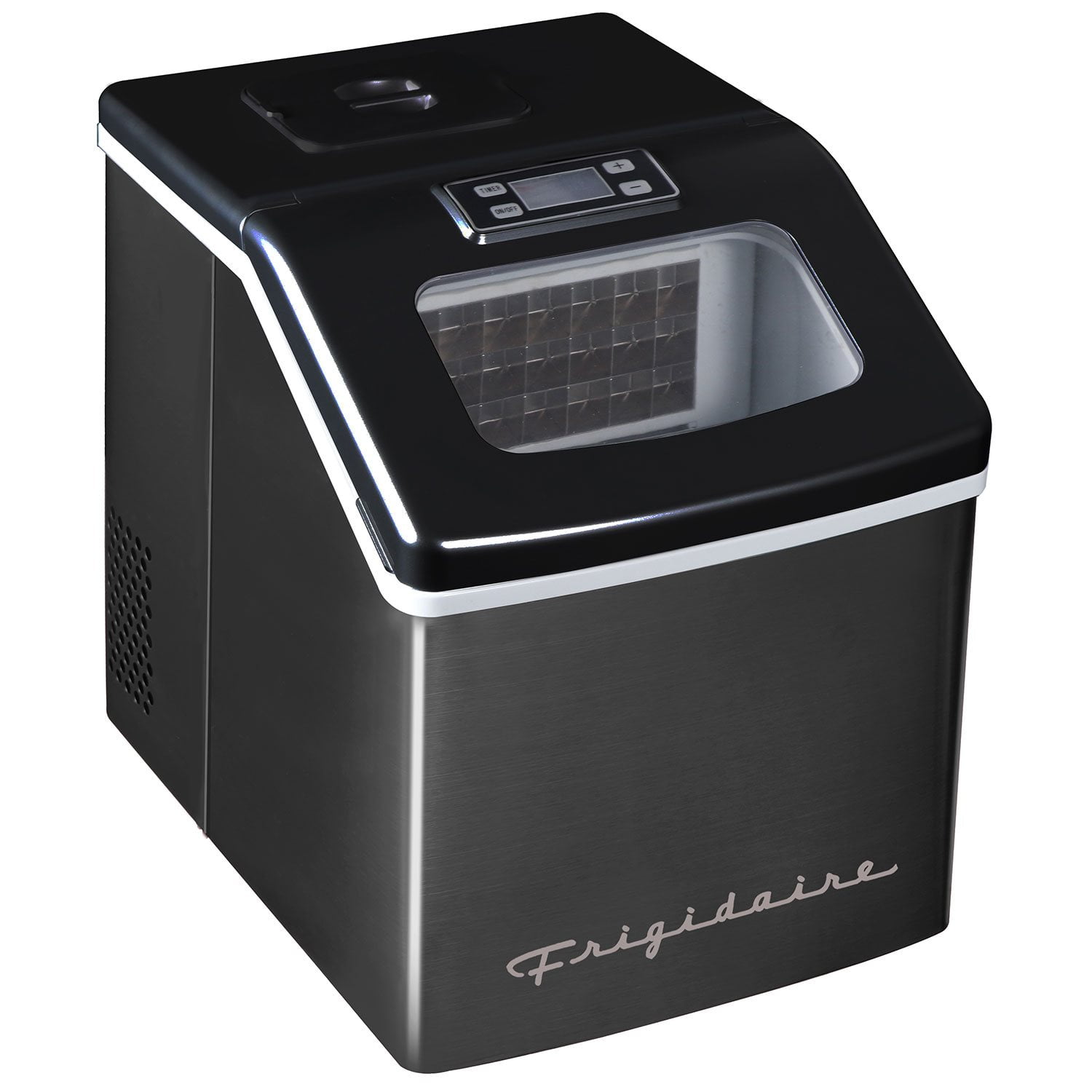 Frigidaire Ice Maker, Countertop Stainless Steel Ice Maker with ...