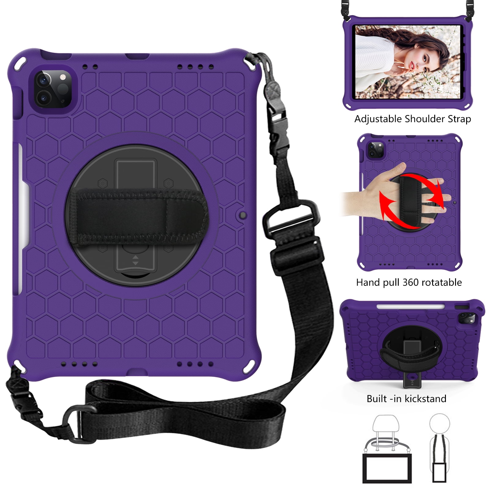 TECH CIRCLE Case for (2022) iPad (10th Generation) 10.9" - Rugged Stand ...