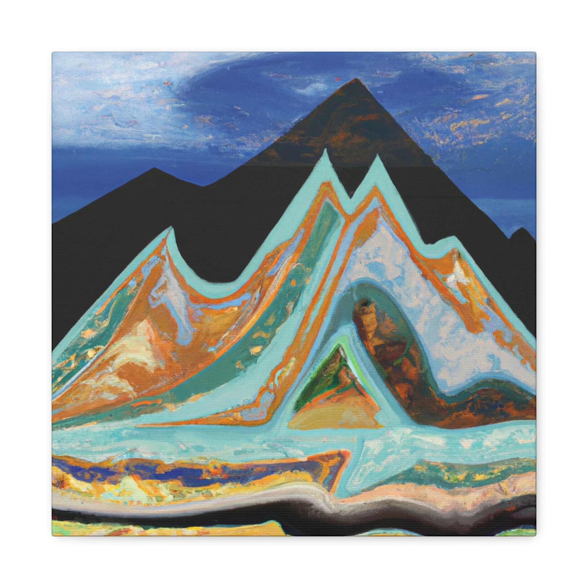 Mountain Mystique Painting - Canvas - Walmart.com