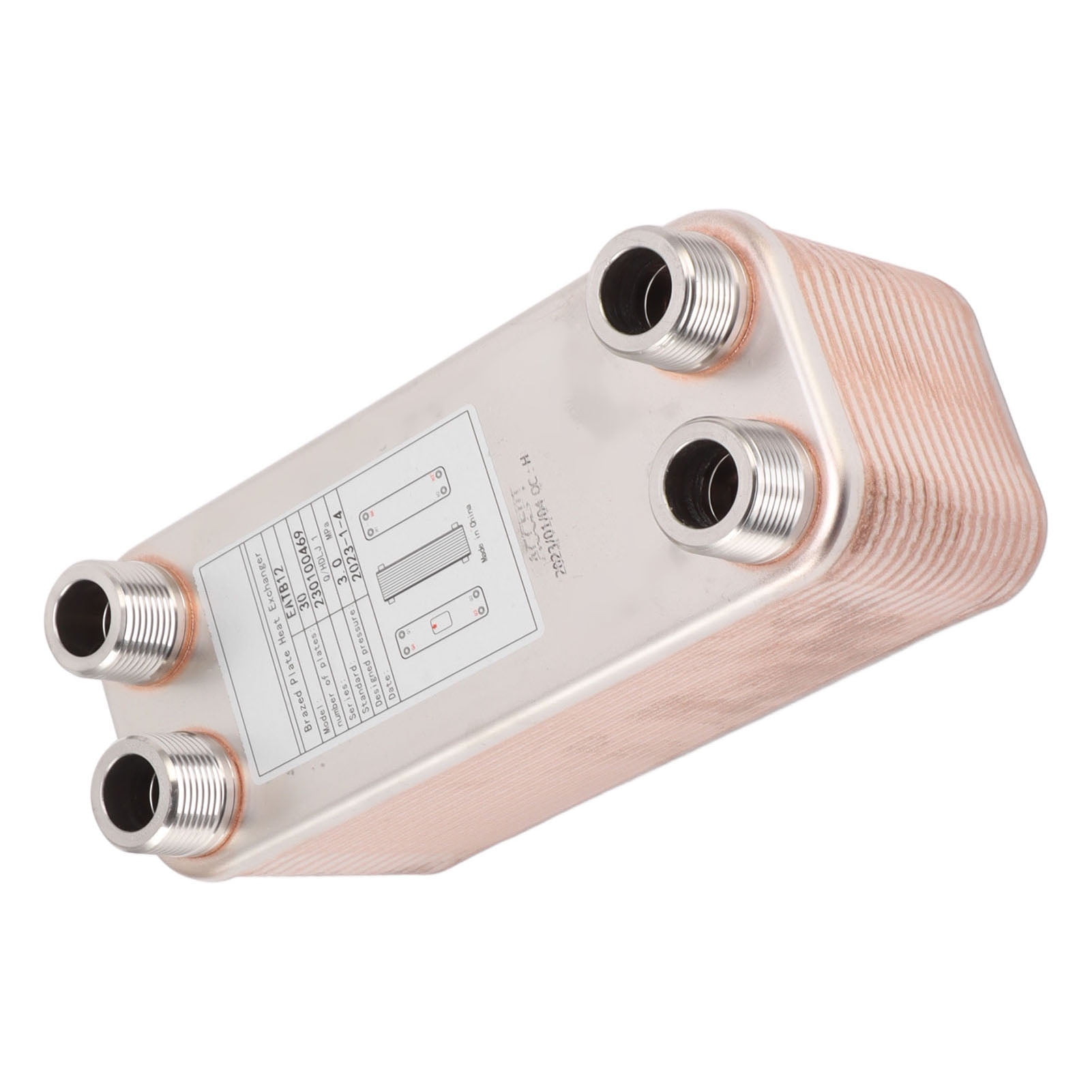 Brazed Plate Heat Exchanger, Heavy Duty Stainless Steel Plate Heat ...