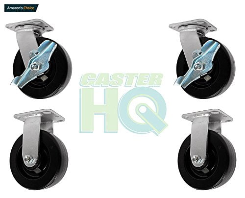 Caster Barn - Heavy Duty Toolbox Caster Set with Phenolic Wheels, 1,000 ...