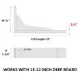 8 Inch Heavy Duty Shelf Brackets, Premium Metal Wall Bracket for Mantel ...