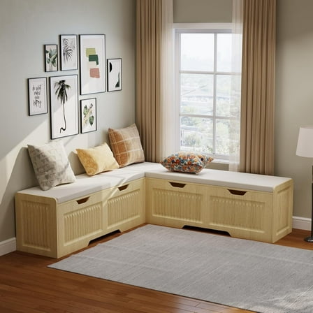 Baxton Studio Bryna Dining Nook Bench Set - Walmart.com