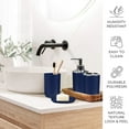 Cerbior 6 Piece Bathroom Set Soap Dispenser Toothbrush Holder