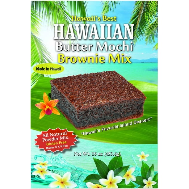 Hawaii's Best Butter Mochi Brownie Mix (With 100% Ghirardelli Cocoa ...