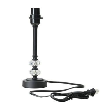 Mainstays Fillable Glass Jar Table Lamp Base, Black - Walmart.com
