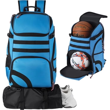 Sports Bag for Basketball, Soccer & More Basketball Backpack with Ball ...