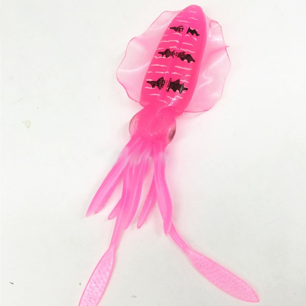 QXKE 100/120/150mm Squid Soft Fishing Lure for Snapper Bream Flathead ...