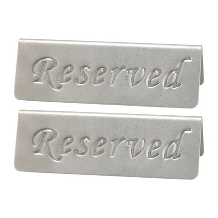Reserved Sign, Double Sided Reserved Table Sign For Restaurants For ...