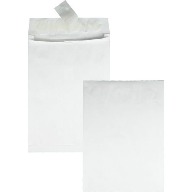 Quality Park, QUAR4520, Tyvek Plain Expansion Envelopes, White ...