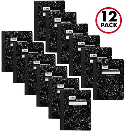 Mead Composition Books, Notebooks, College Ruled Paper, 100 Sheets ...