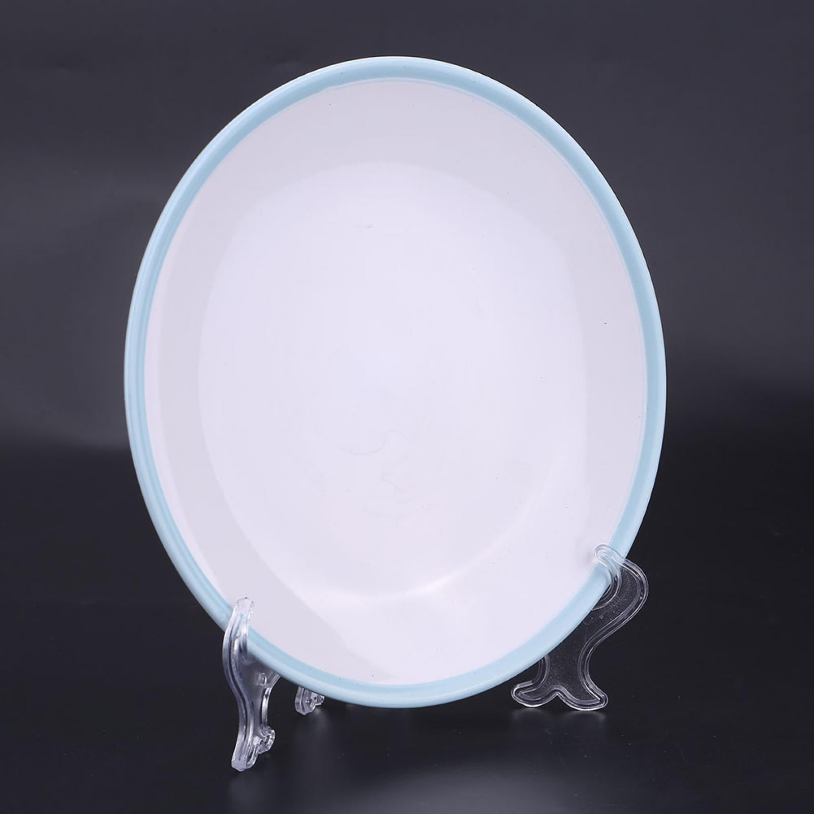 Plastic Plate Holders, 10pcs Dish Picture Frame Decorative Adjustable ...