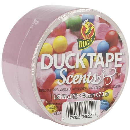 Duck Tape Scents Duct Tape, Bubble Gum, 1.88 In x 8 Yd - Walmart.com