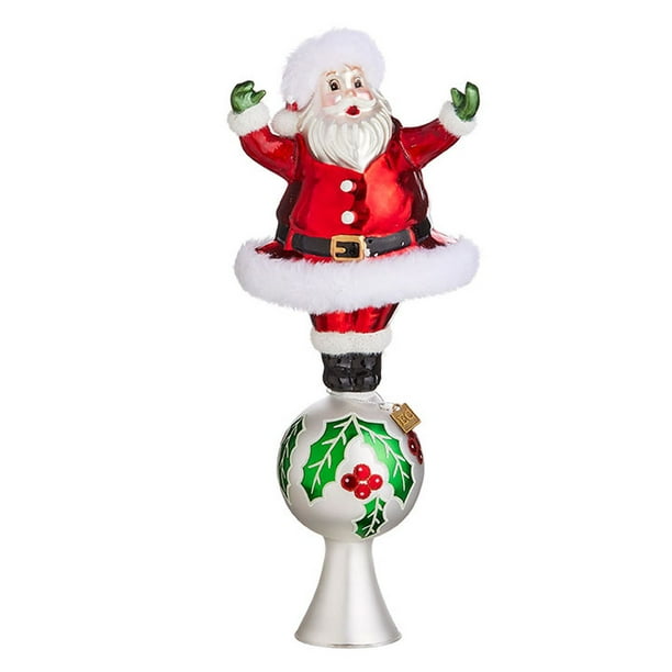 Raz Imports Eric Cortina 13" Retro Santa Tree Topper - Walmart.com ...